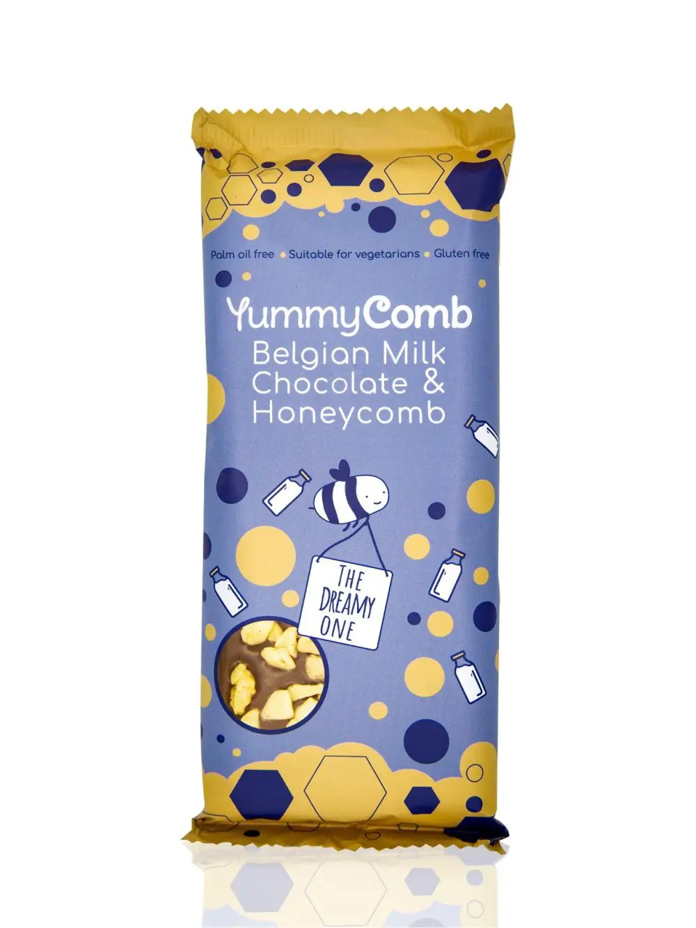 Belgian Milk Chocolate Honeycomb Pouches (100g) x6 | YummyComb