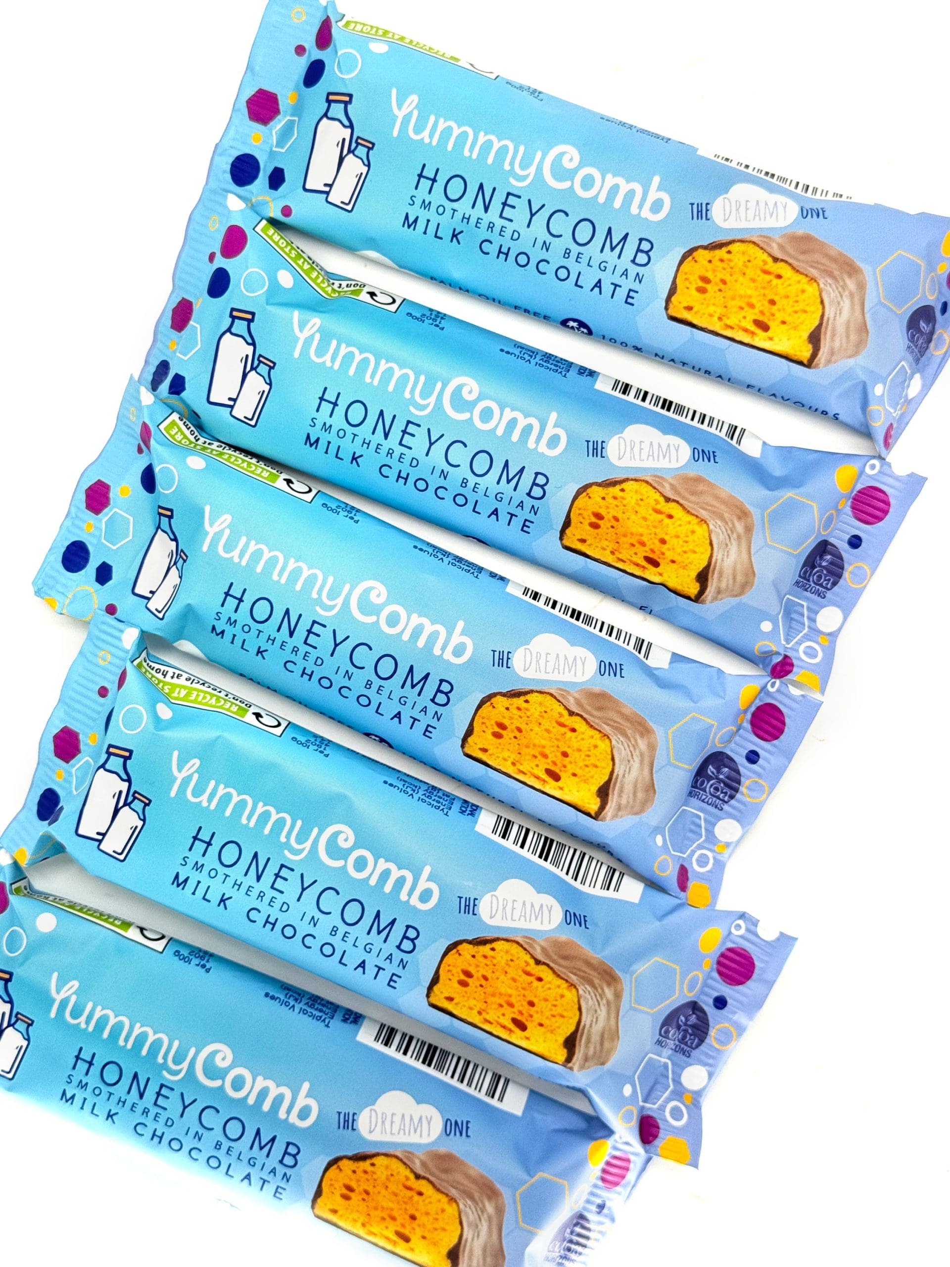 Milk Chocolate Honeycomb Bars (35g) x6 | YummyComb